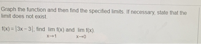 Solved Determine the value for c so that lim f(x) exists. X- | Chegg.com