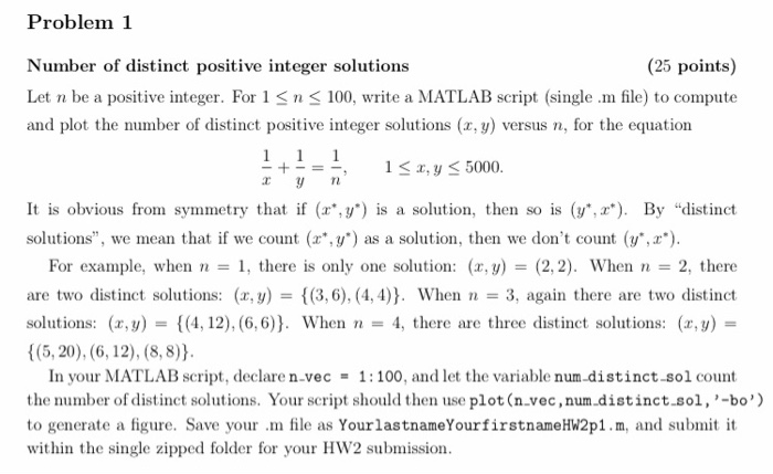 Solved Problem 1 Number Of Distinct Positive Integer 
