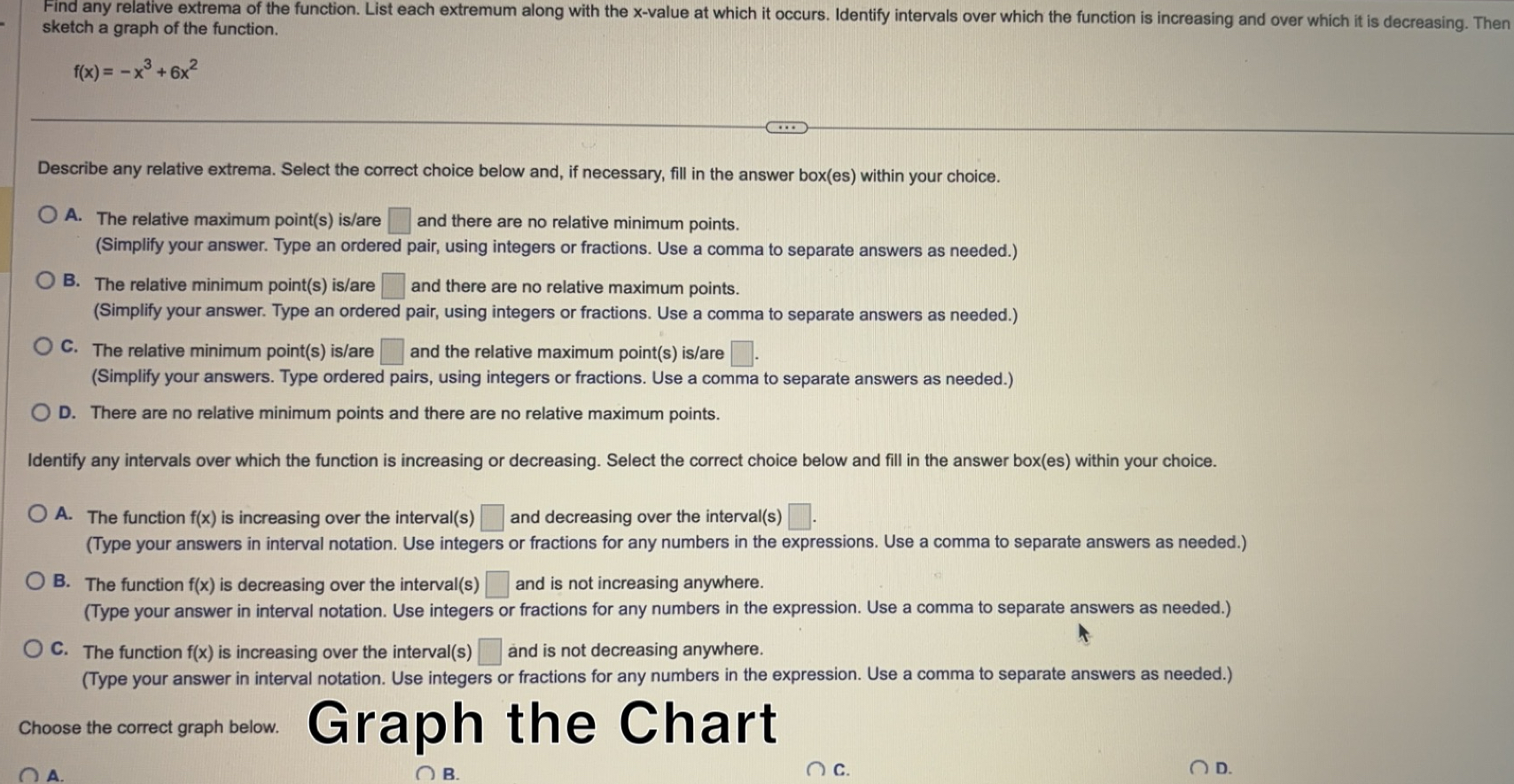 Solved Find any relative extrema of the function. List each | Chegg.com