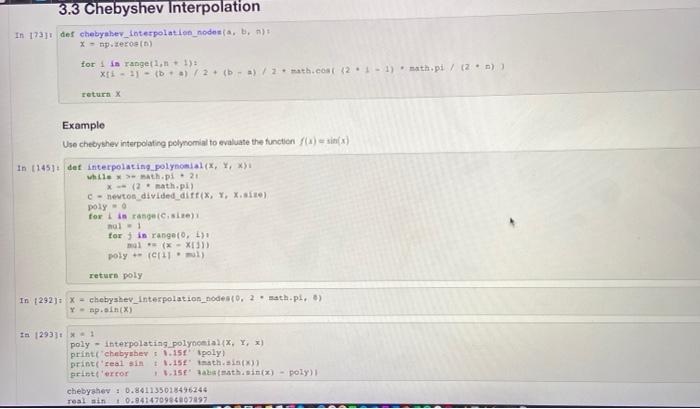 In this project you will build interpolating | Chegg.com