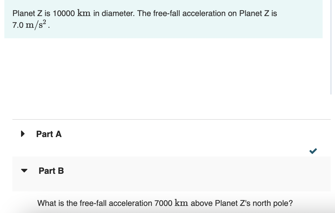 Solved Planet Z ﻿is 10000km ﻿in diameter. The free-fall | Chegg.com