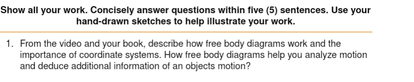 Show all your work. Concisely answer questions within | Chegg.com