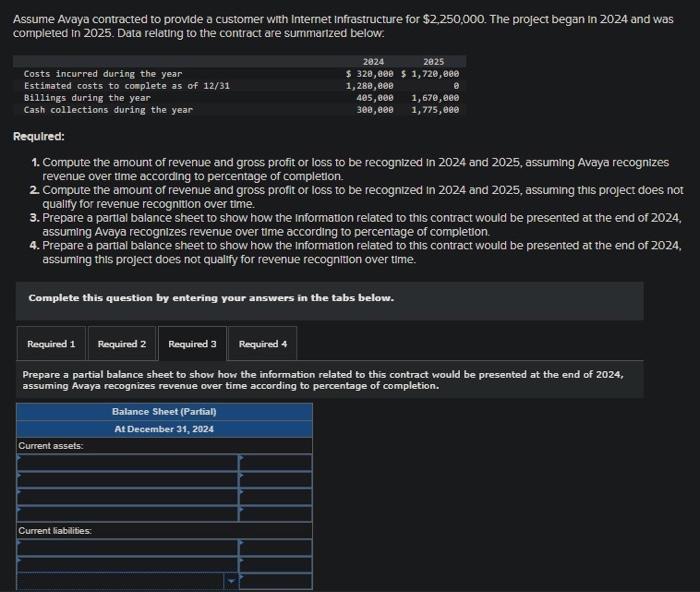 Solved Assume Avaya contracted to provide a customer with | Chegg.com