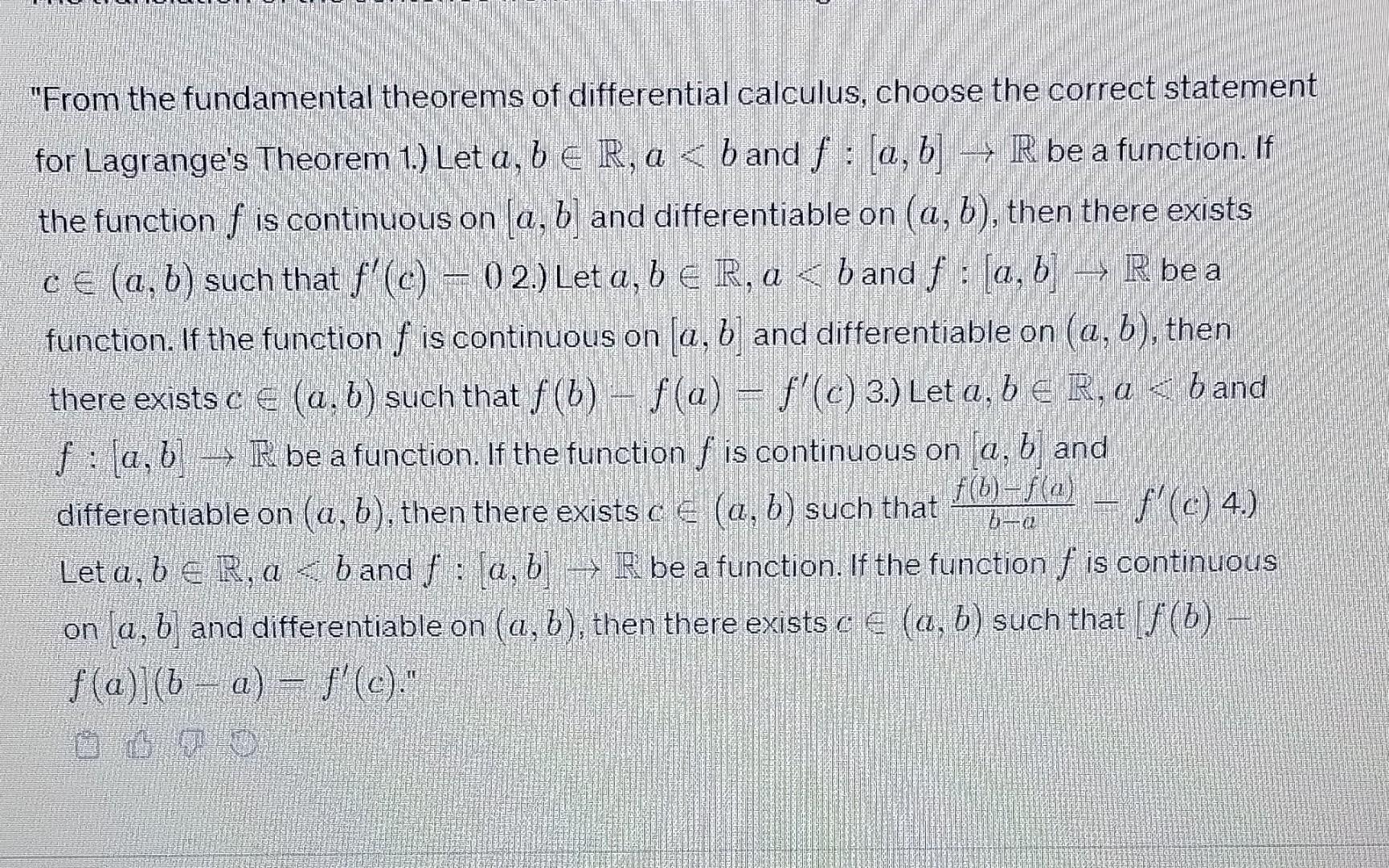 Solved "From the fundamental theorems of differential | Chegg.com