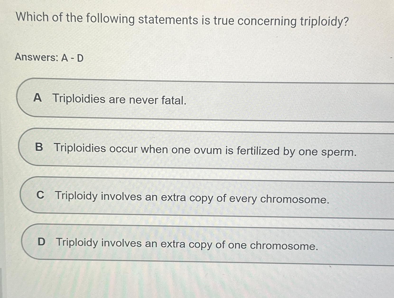 Solved Which of the following statements is true concerning | Chegg.com