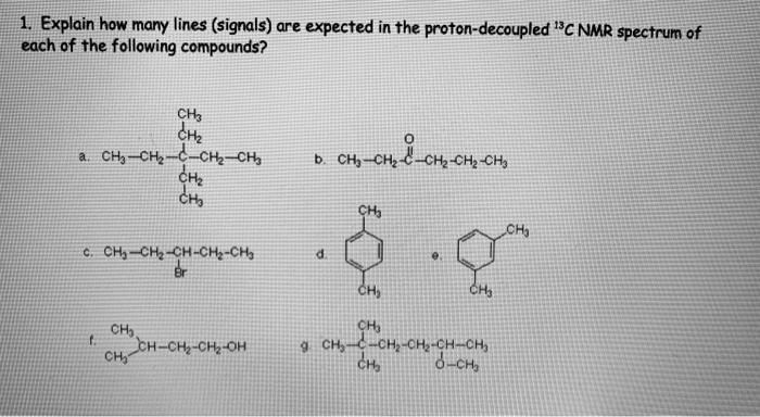 Solved 1. Explain how many lines (signals) are expected in | Chegg.com