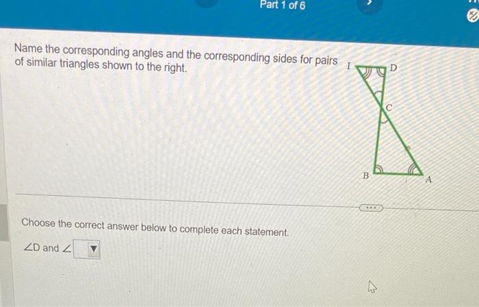Solved Name the corresponding angles and the corresponding | Chegg.com