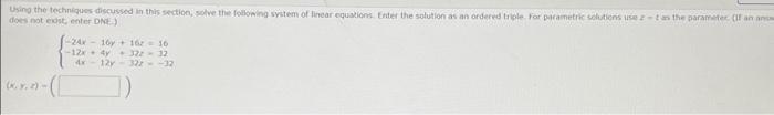 Solved Using the techniques discussed in this section, solve | Chegg.com
