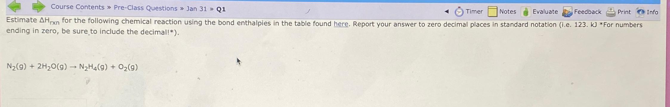 Solved Course Contents » ﻿Pre-Class Questions » ﻿Jan 31≫ | Chegg.com