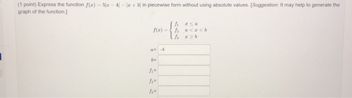Solved Four functions are given below. Perform the indicated | Chegg.com