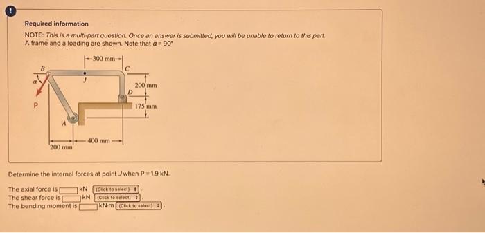 Solved Required information NOTE: This is a mull-part | Chegg.com