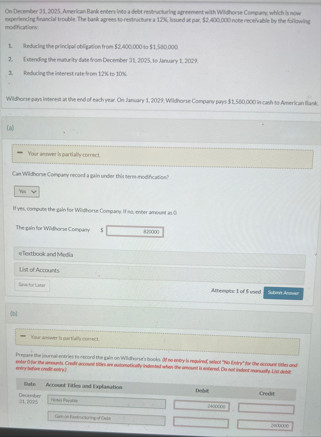 Solved On December 31, 2025, ﻿American Bank enters into a | Chegg.com