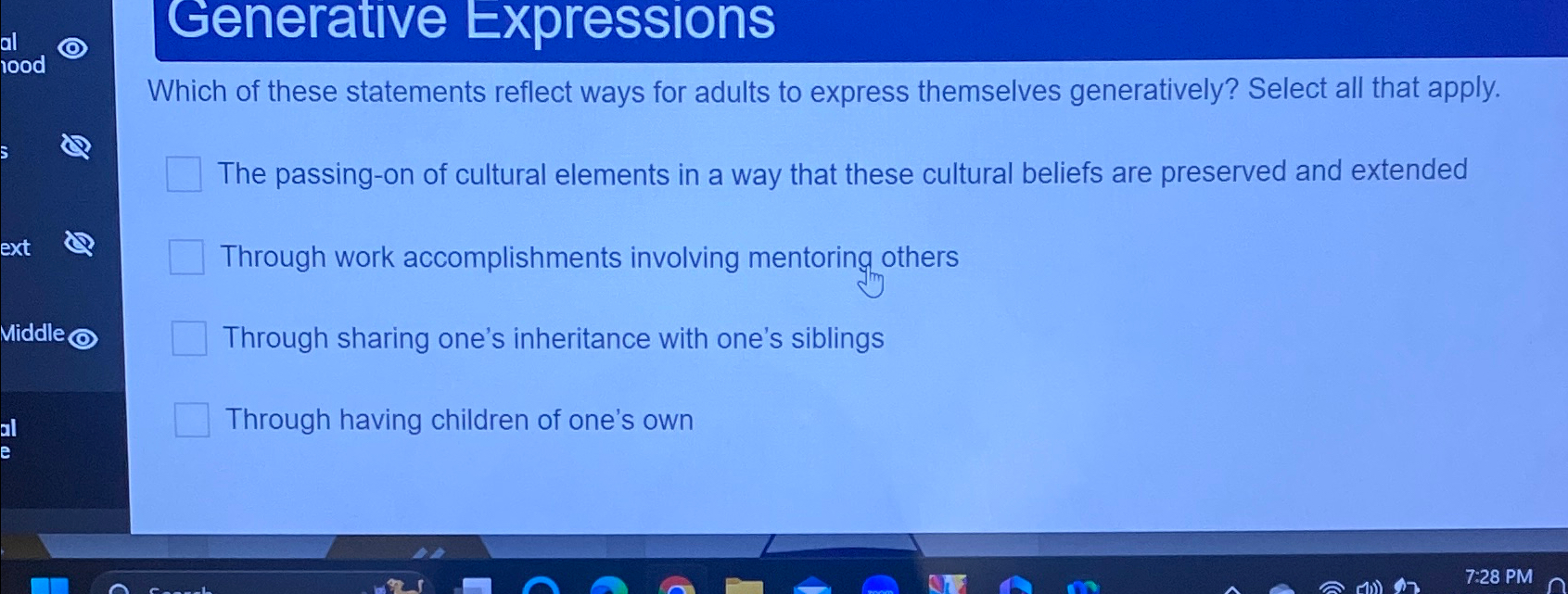 Solved Generative ExpressionsWhich of these statements | Chegg.com