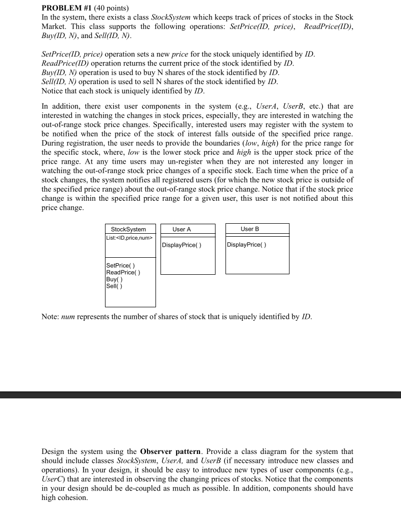 Solved PROBLEM #1 (40 ﻿points)In ﻿the system, there exists a | Chegg.com