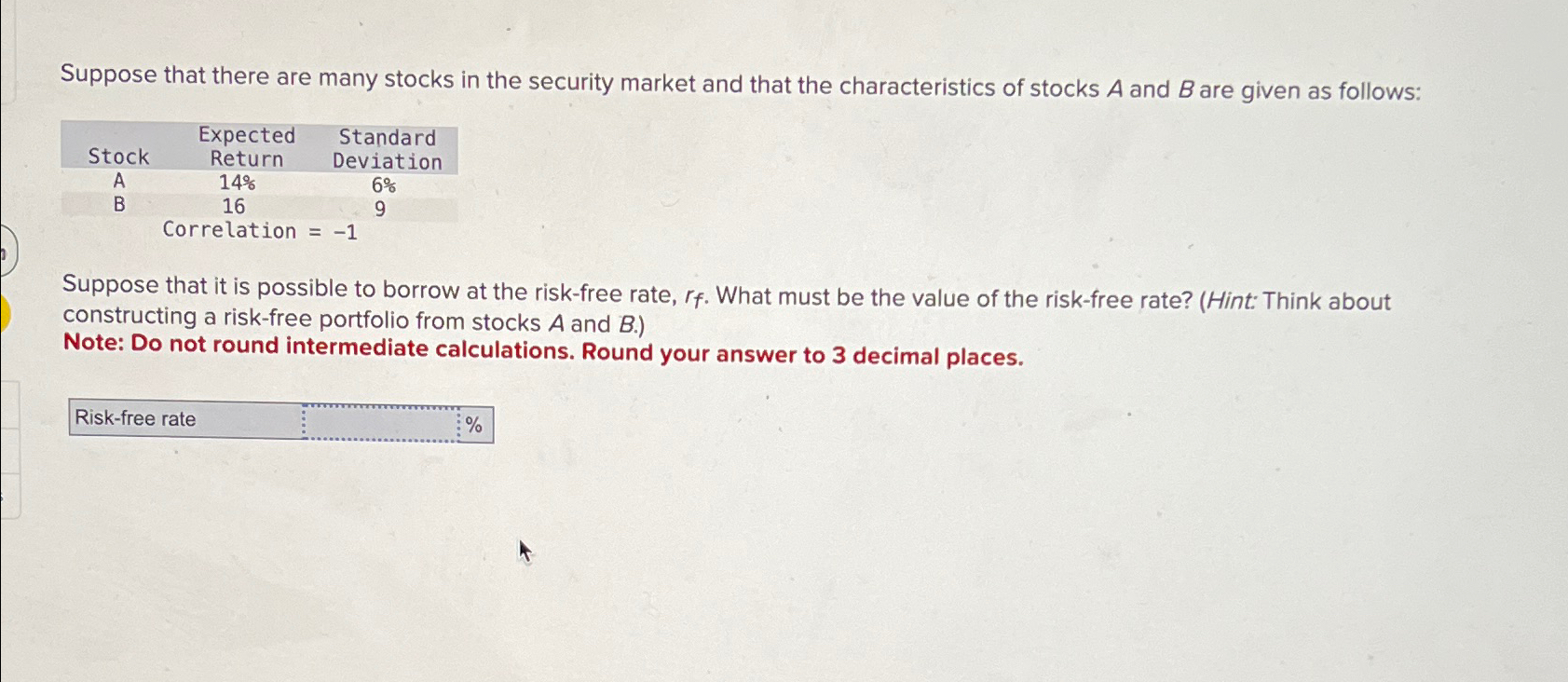 Solved Suppose that there are many stocks in the security | Chegg.com
