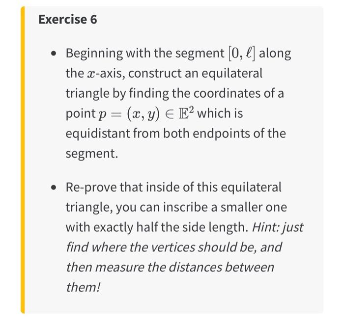 Solved - Beginning with the segment [0,ℓ] along the x-axis, | Chegg.com