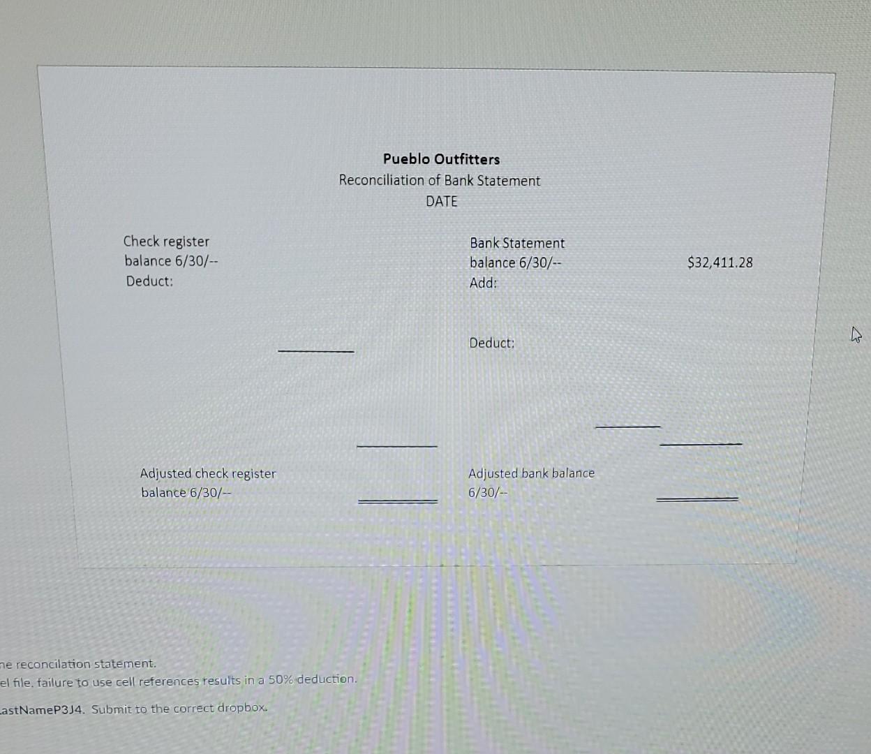 Balancing the monthly bank account statements with | Chegg.com