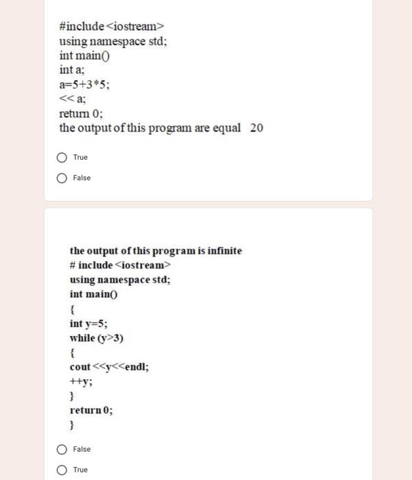 Solved Include Using Namespace Std Int Main Int A