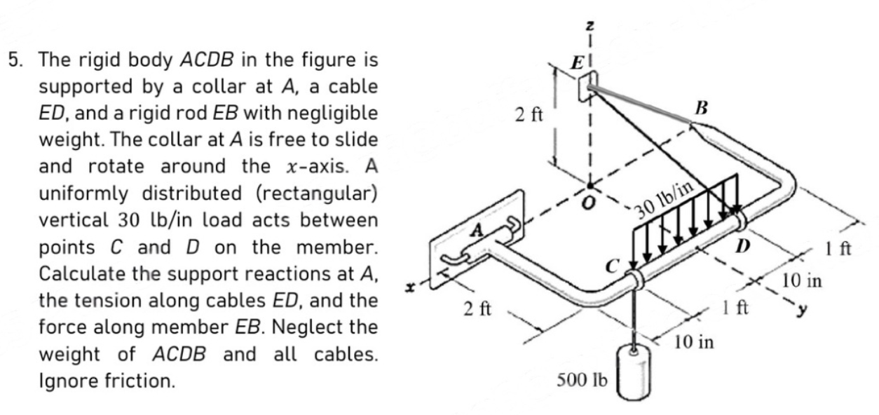 Solved Static Equilibrium. Please complete step by step with | Chegg.com