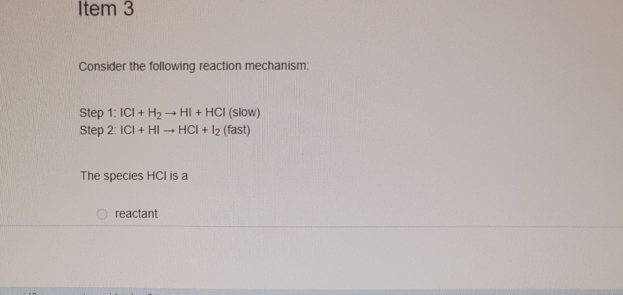 Solved Consider the following reaction mechanism:Step 1: | Chegg.com