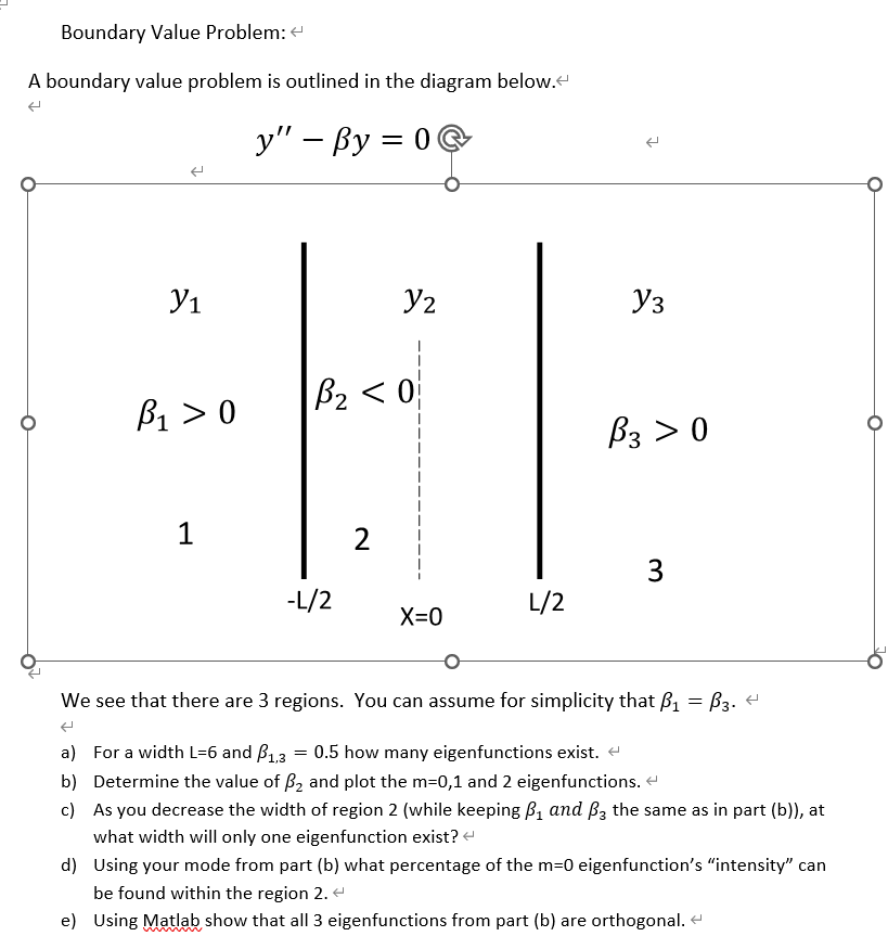 Solved Boundary Value Problem:A boundary value problem is | Chegg.com