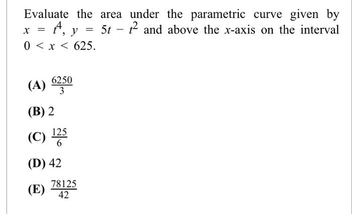 Solved Evaluate the area under the parametric curve given by | Chegg.com