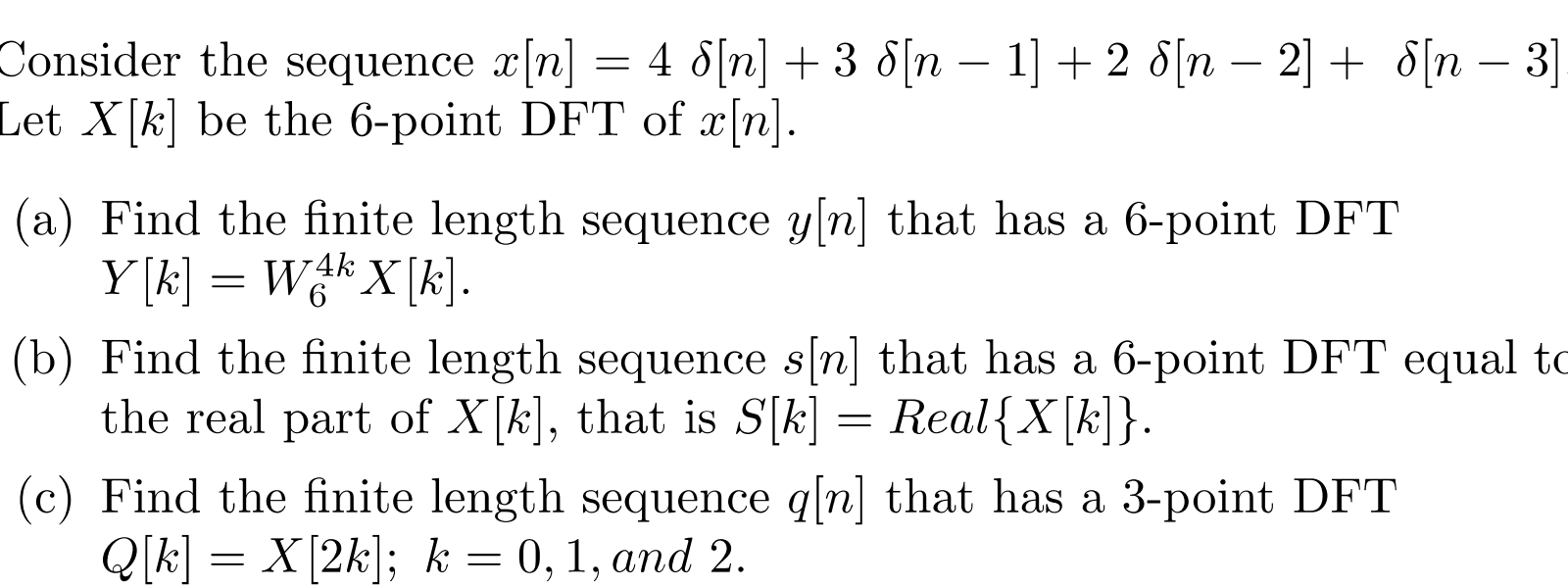 Solved Consider the sequence | Chegg.com