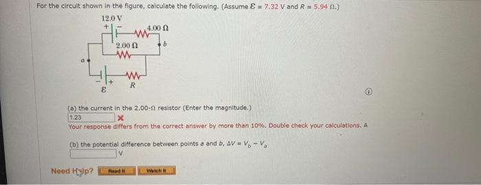 Solved e circuit shown in the figure, calculate the | Chegg.com