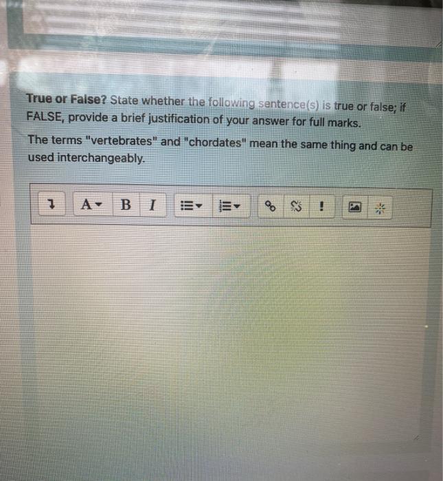 Solved True or False? State whether the following | Chegg.com