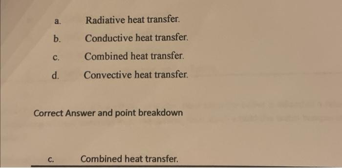 Solved 4. Heat transfer from a stove top burner to the | Chegg.com