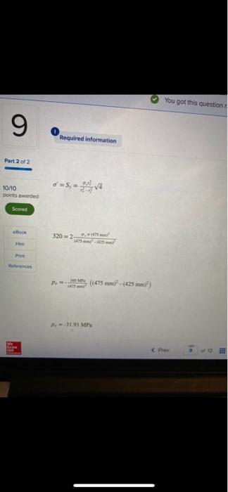 Solved Check my work ! of 2 Required information Problem | Chegg.com