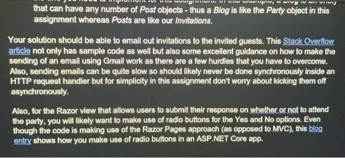 ASP.NET Core Web App (MVC) C# application. View | Chegg.com
