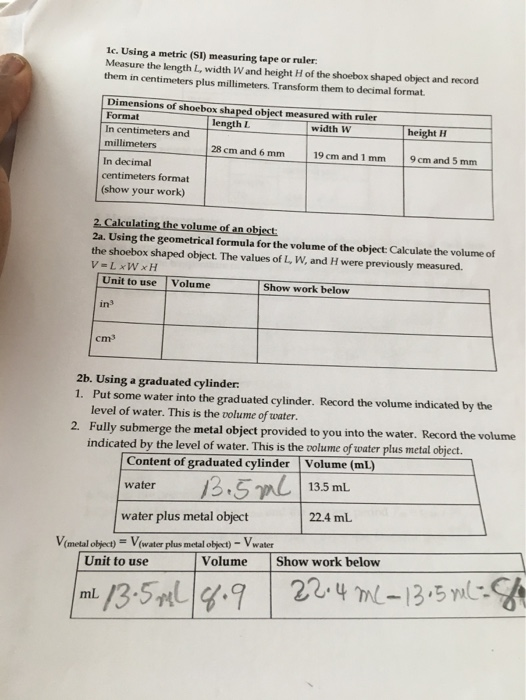 Student Name Section Date Report on Laboratory | Chegg.com