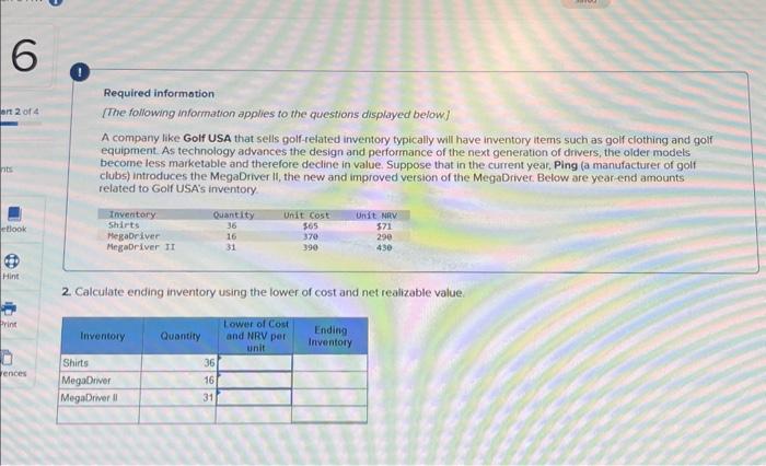 Solved Required informotion [The following information | Chegg.com