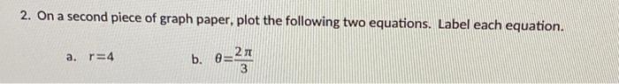 Solved 2. On a second piece of graph paper, plot the | Chegg.com