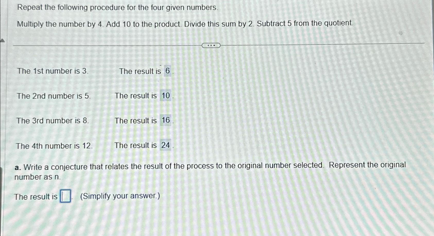 Solved Repeat the following procedure for the four given | Chegg.com
