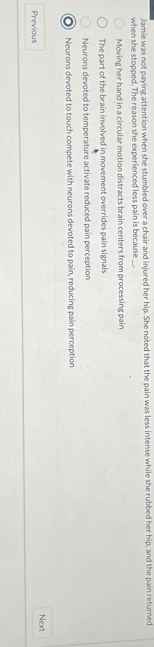 Solved Jamie was not paying attention when she stumbled over | Chegg.com