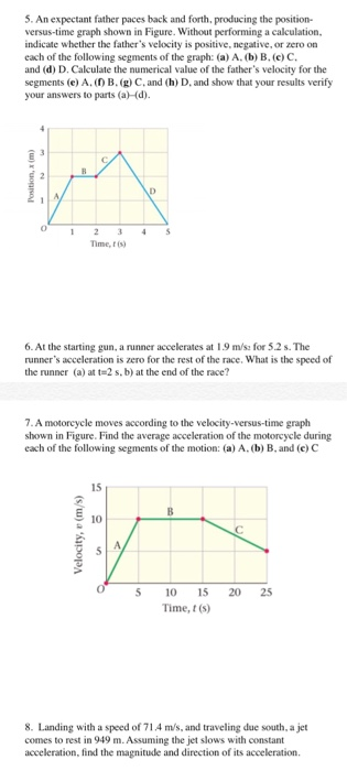 Solved 5. An expectant father paces back and forth, | Chegg.com