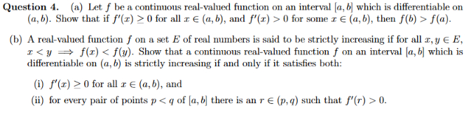 Solved A real-valued function f on ﻿a set E of ﻿real numbers | Chegg.com