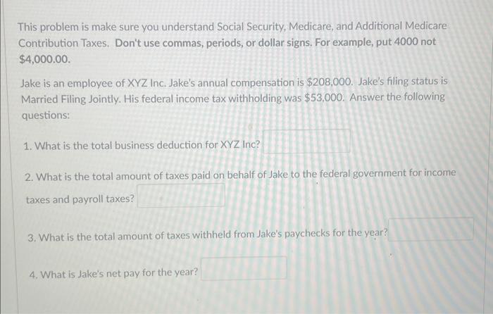 Solved This problem is make sure you understand Social | Chegg.com
