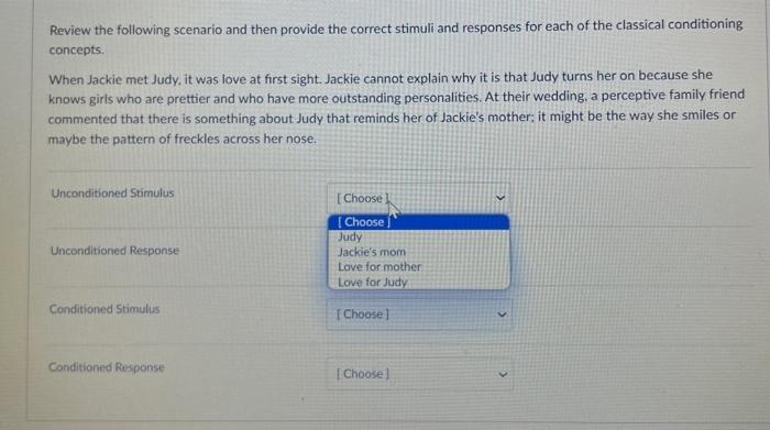 Solved Review the following scenario and then provide the | Chegg.com
