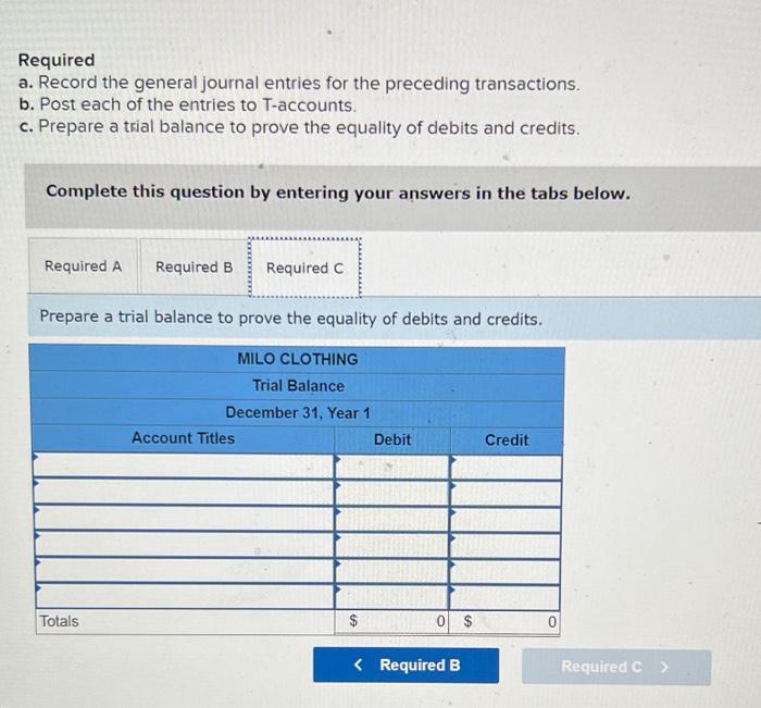 Solved Required Complete the following table by indicating | Chegg.com