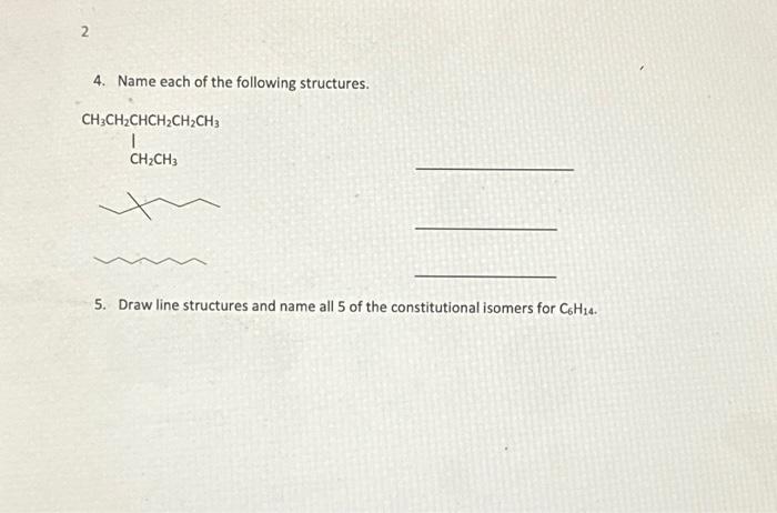 Solved CHEMISTRY 105-ALKANES WORKSHEET STUDENT NAME SECT. | Chegg.com