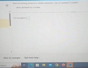 Solved Write the following phrase is a variable expression. | Chegg.com