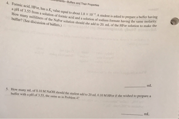 Solved Experiment 25 Advance Study Assignment: pH | Chegg.com