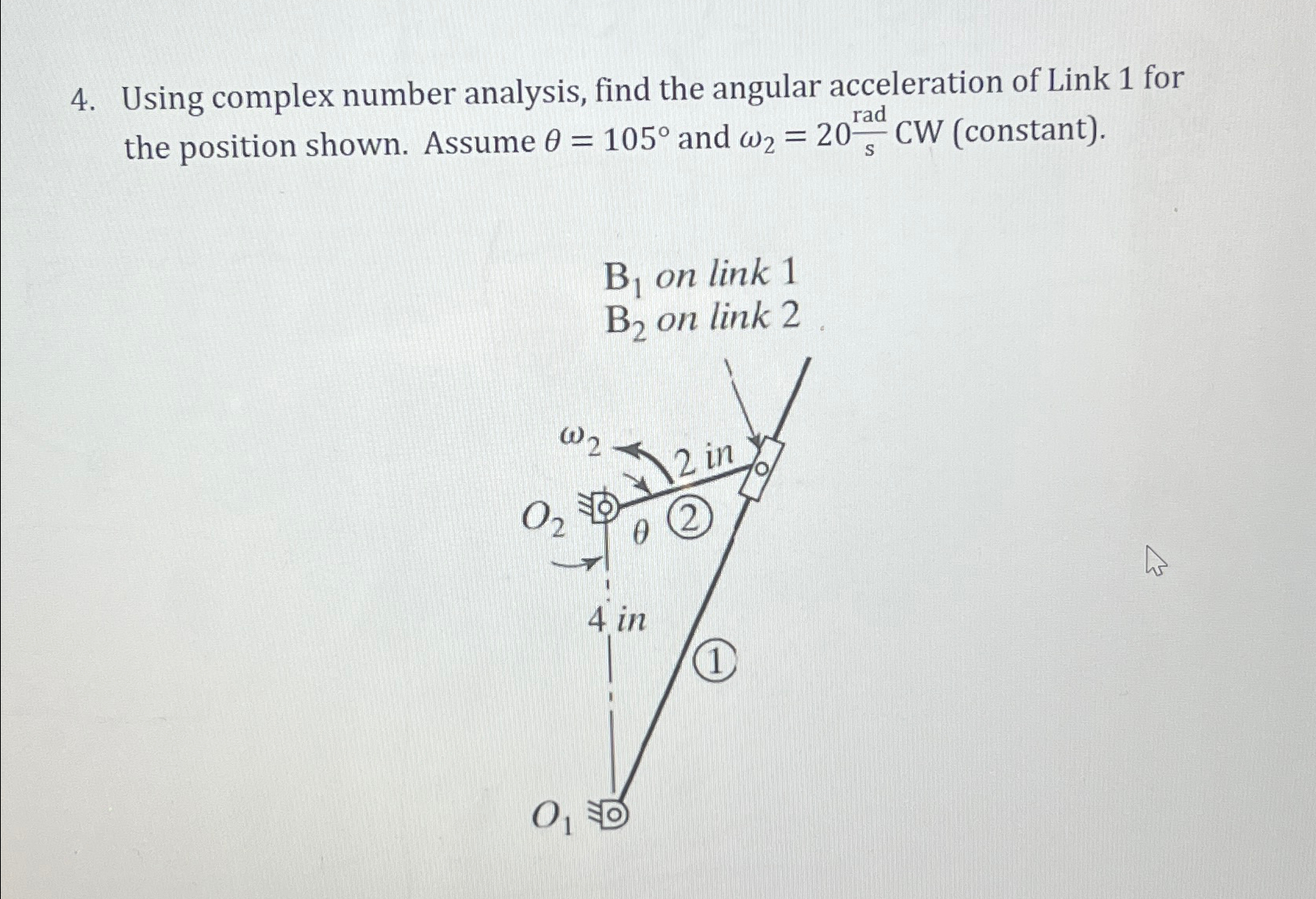 Using complex number analysis, find the angular | Chegg.com