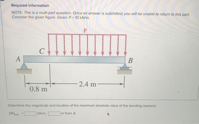 Solved NOTE: This is a multi-part question. Once an answer | Chegg.com