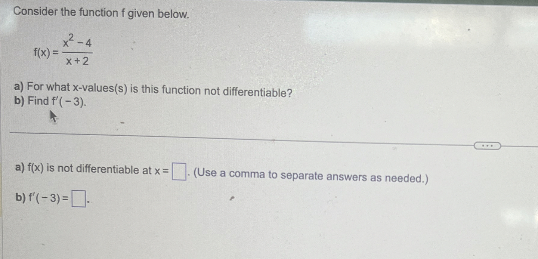 Solved Consider the function f ﻿given below.f(x)=x2-4x+2a) | Chegg.com