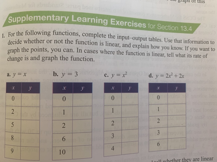 Solved Slap of this o bobseg bomir Supplementary Learning | Chegg.com