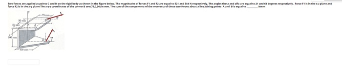 Solved Three vertical forces act on a system at points as | Chegg.com
